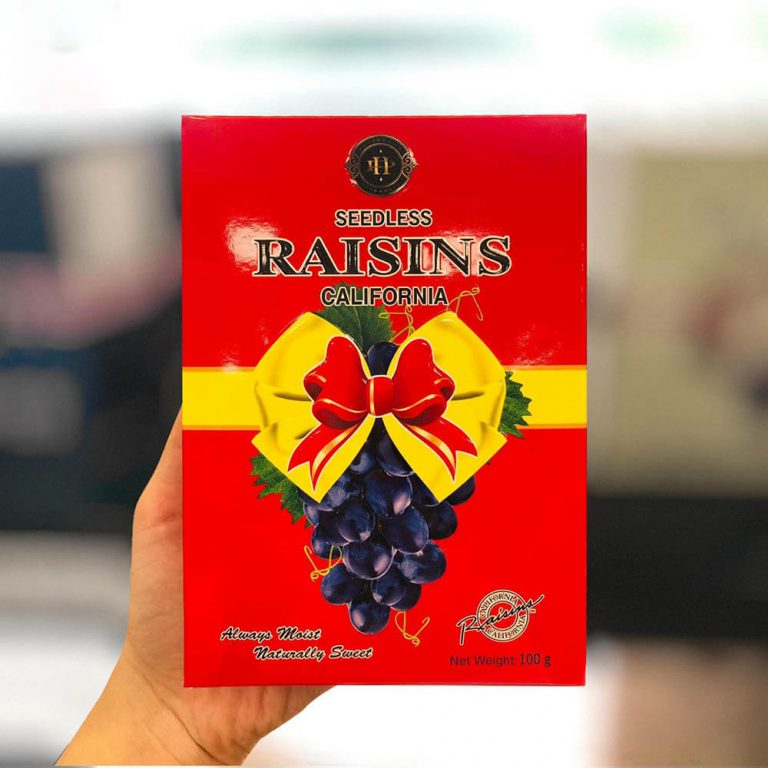 Nho khô PH Raisins 100g hình nơ